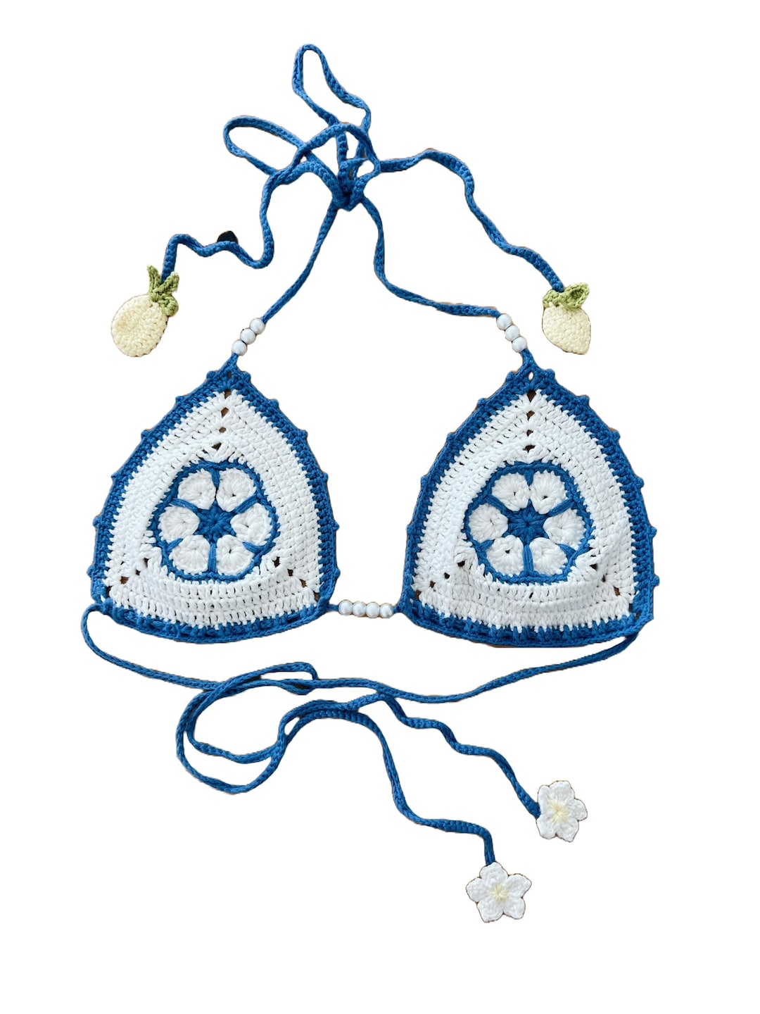 Portofino Crochet Bikini Top Pdf Pattern Easy Crochet Bikini Pattern