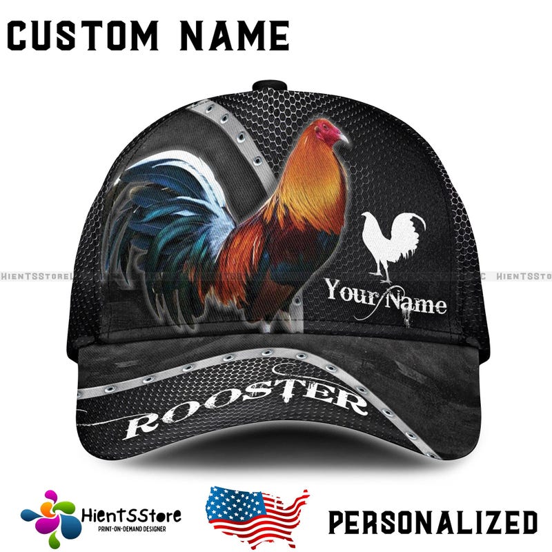 Cotton Rooster Hat - Etsy