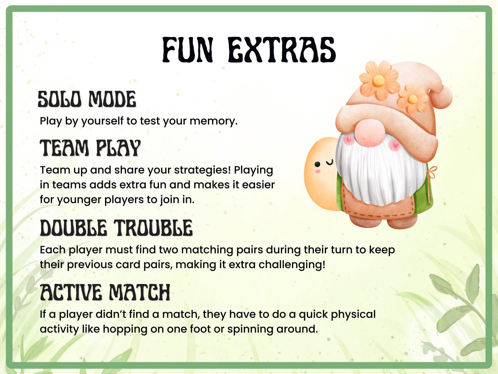 Printable Spring Memory Game, Fun Matching Pairs Activity for Kids ...