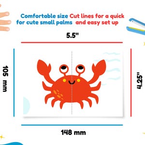 Sea & Ocean Animals Matching Cards, Printable Matching Game for ...