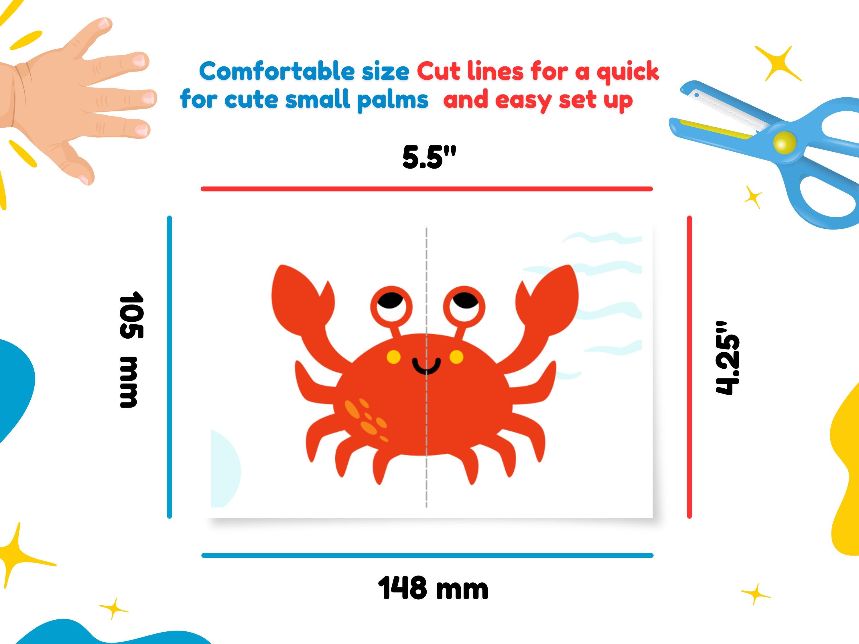 Sea & Ocean Animals Matching Cards, Printable Matching Game for ...