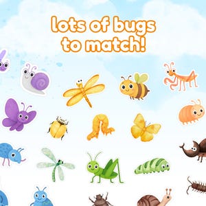 Bugs in Jars Color Sorting Activity: Preschool Learning Game (PDF ...