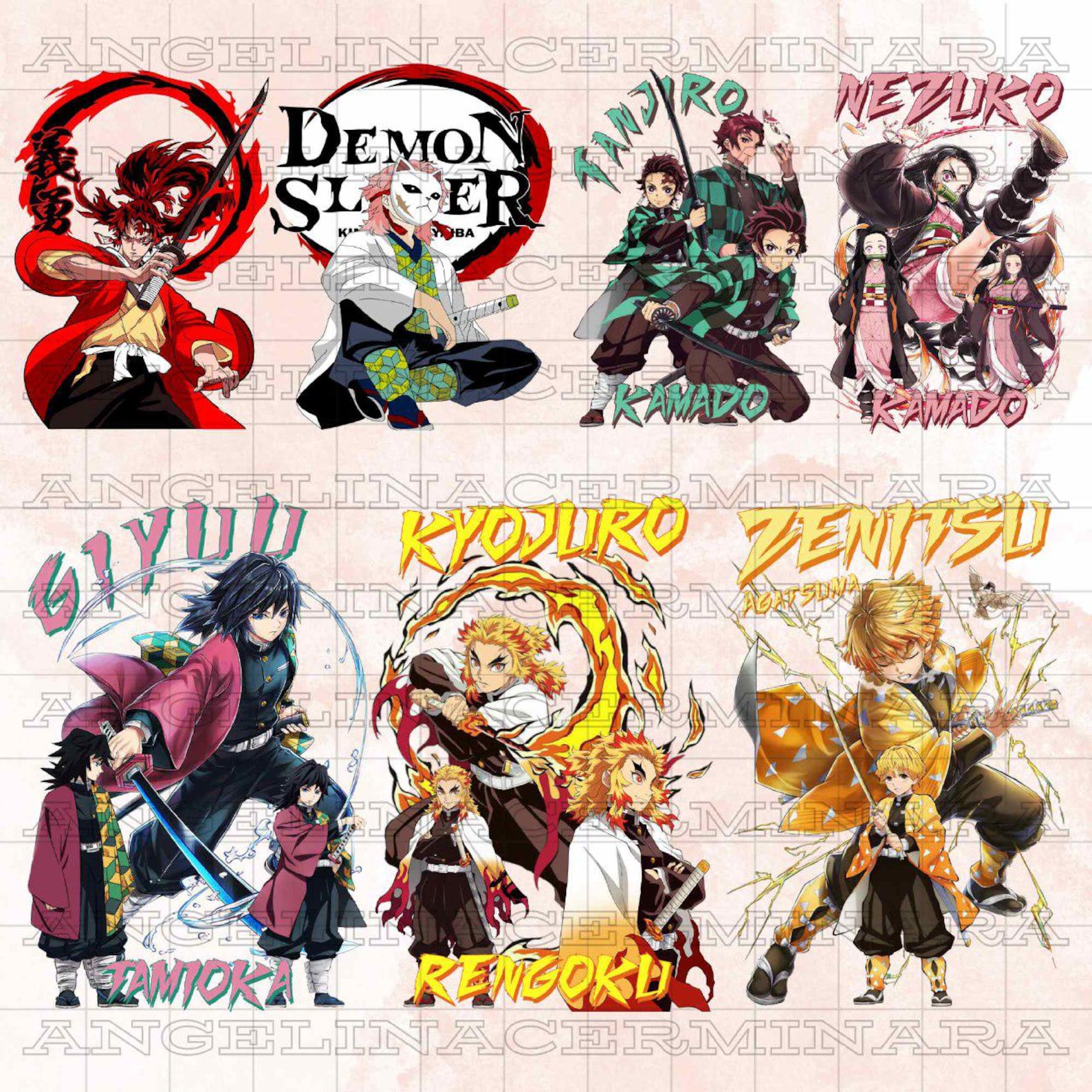 Bundle Designs Demon Slayer Png, Kimetsu No Yaiba Png, Anime Png, Anime ...