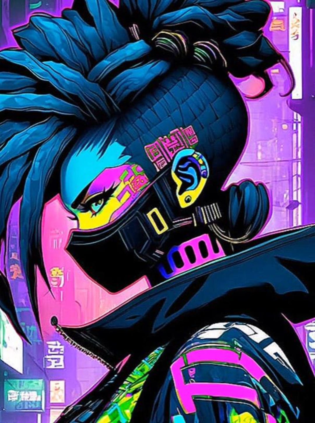 Neon Punk III - Etsy