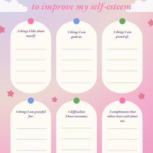 SELF LOVE PLANNER, Printable / Editable, Digital Download - Etsy
