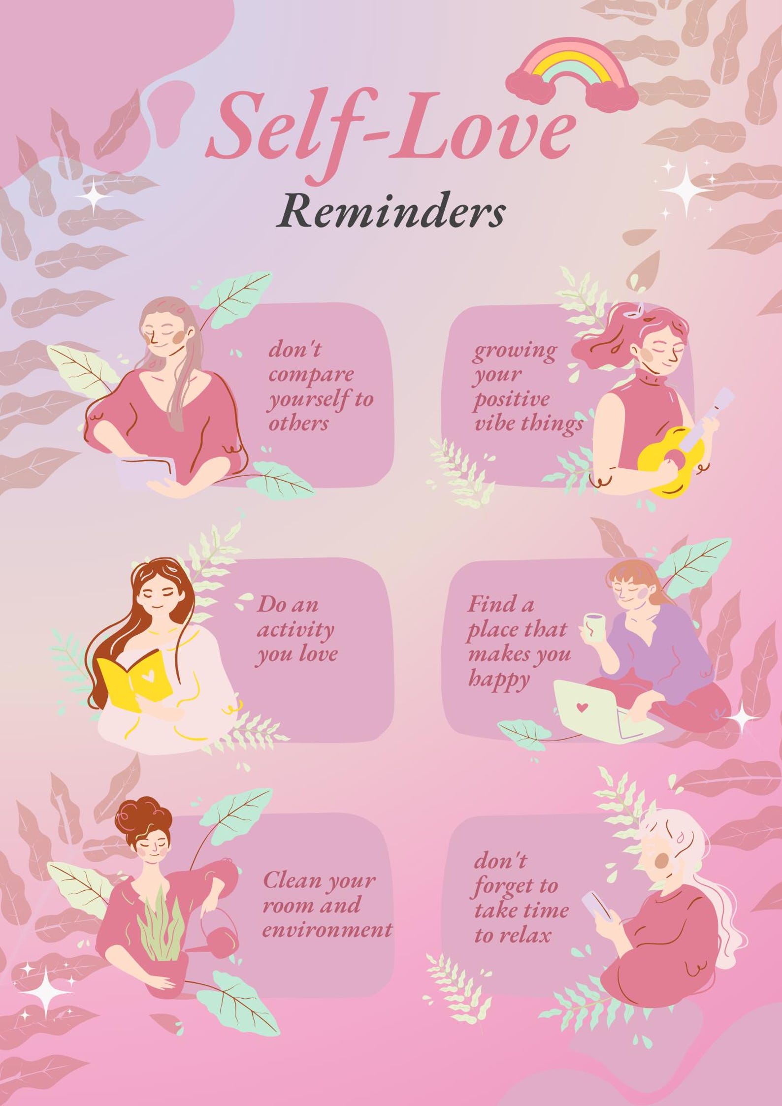 SELF LOVE PLANNER, Printable / Editable, Digital Download - Etsy
