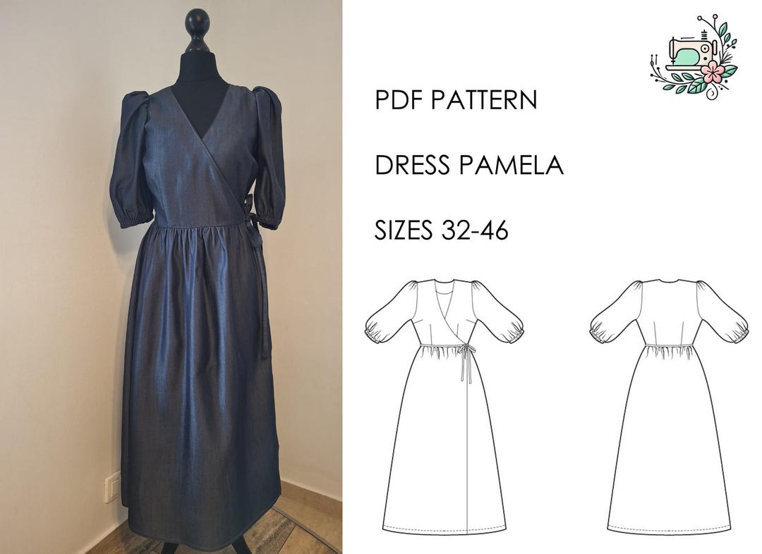 Dress Sewing Pattern PDF/ Pattern Sewing PDF Dress/pdf Pattern Womens ...