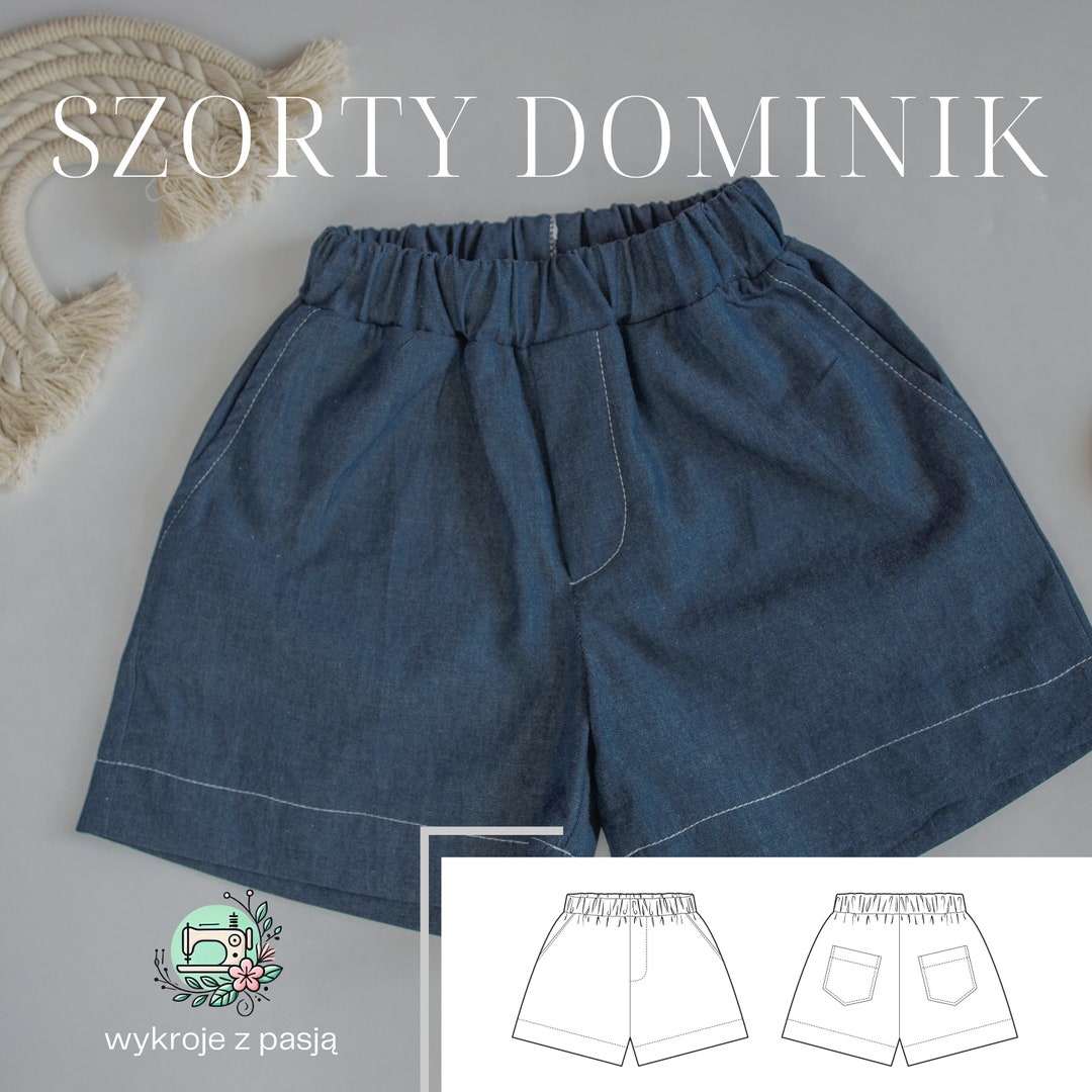 PDF Sewing Pattern Shorts /pattern Sewing PDF Shorts Kids/ PDF Pattern ...