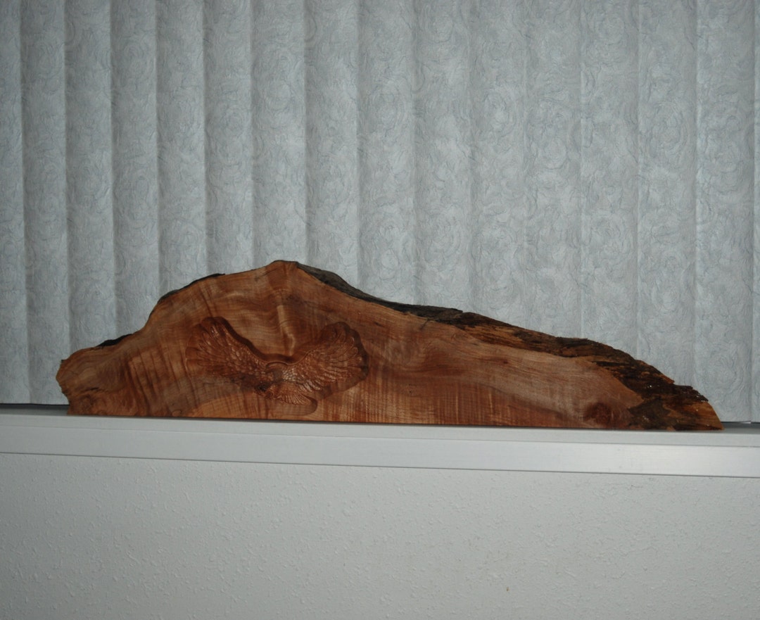 Carved Eagle on Slab - Mantle Piece - Award or Memorial Piece ...