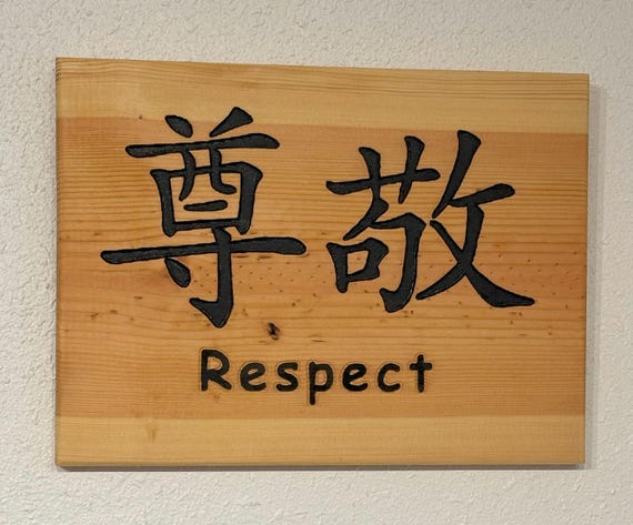 Respect In Chinese Tattoo