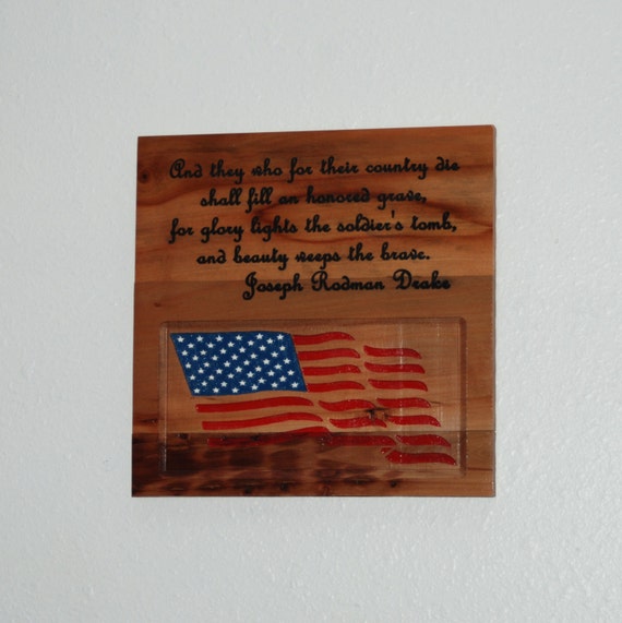 Beautiful Poem About Lost Soldiers by Joseph Rodman Drake - Etsy