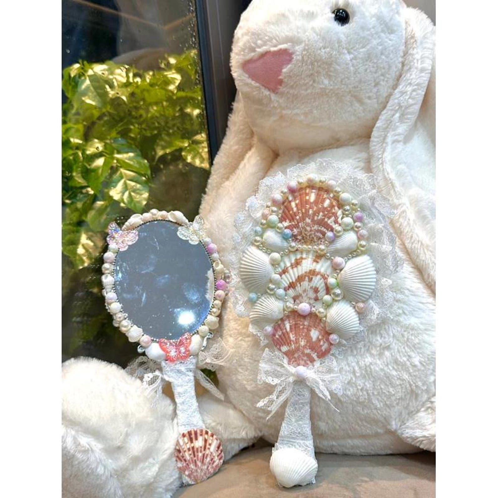 Mermaid-core Seashell Mirror - Etsy