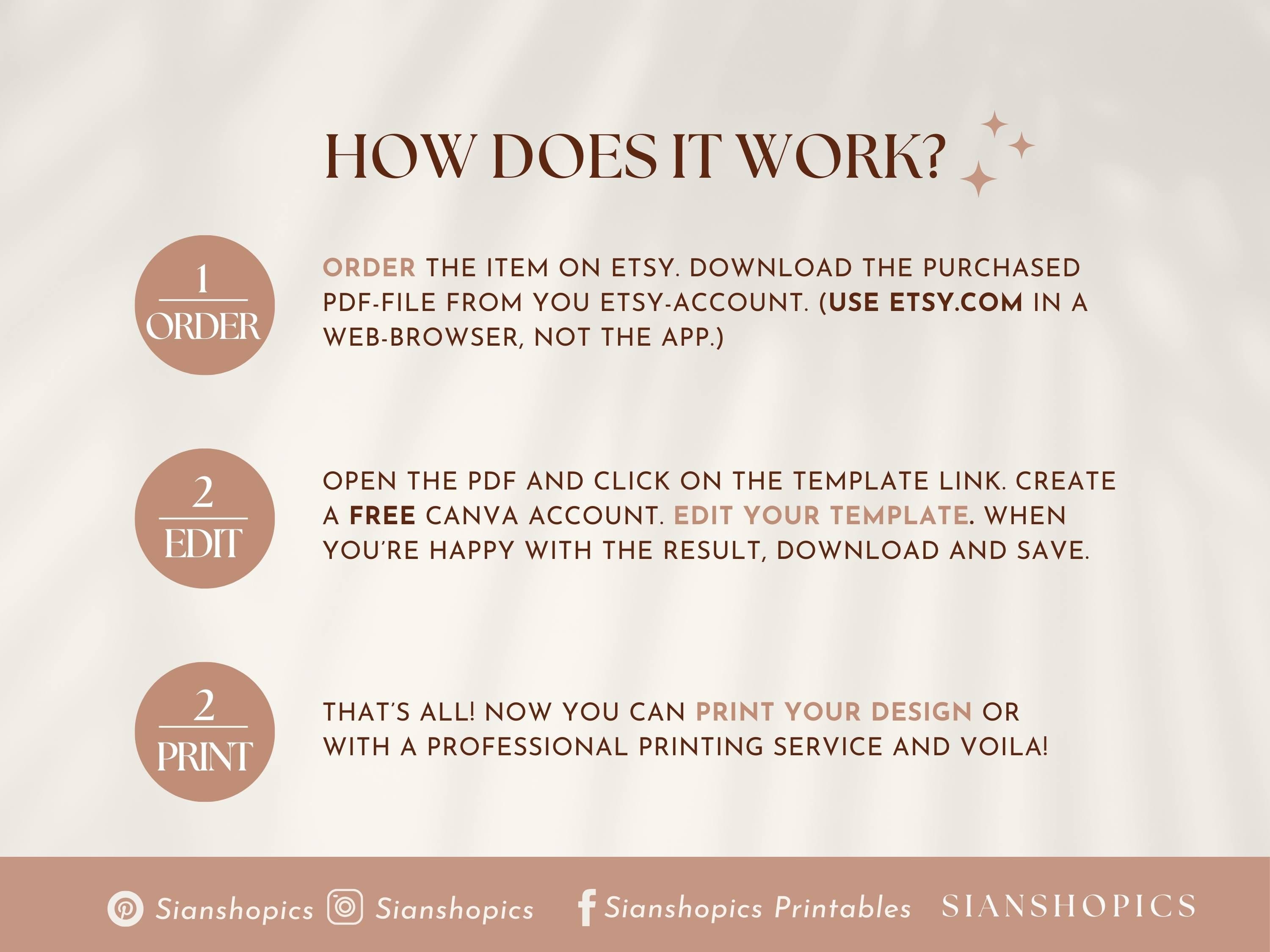 QR Code Wedding Website Card Template, Minimalist Wedding Insert ...