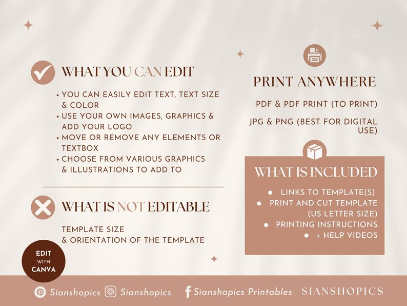 QR Code Wedding Website Card Template, Minimalist Wedding Insert ...