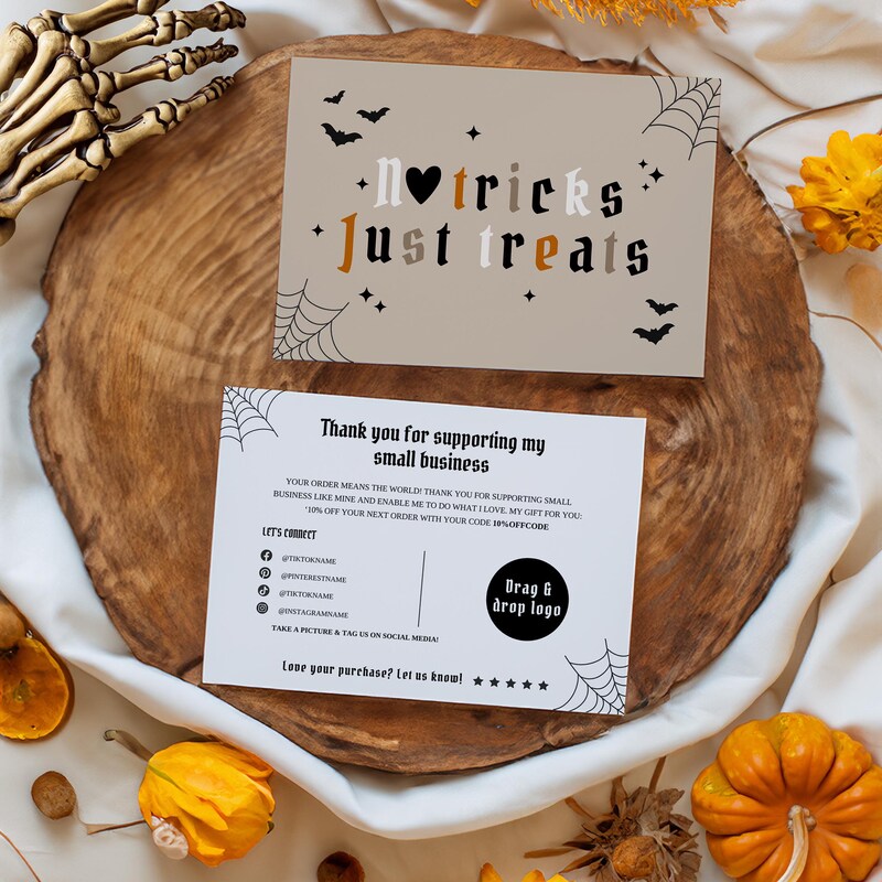 Spooky Thank You - Etsy