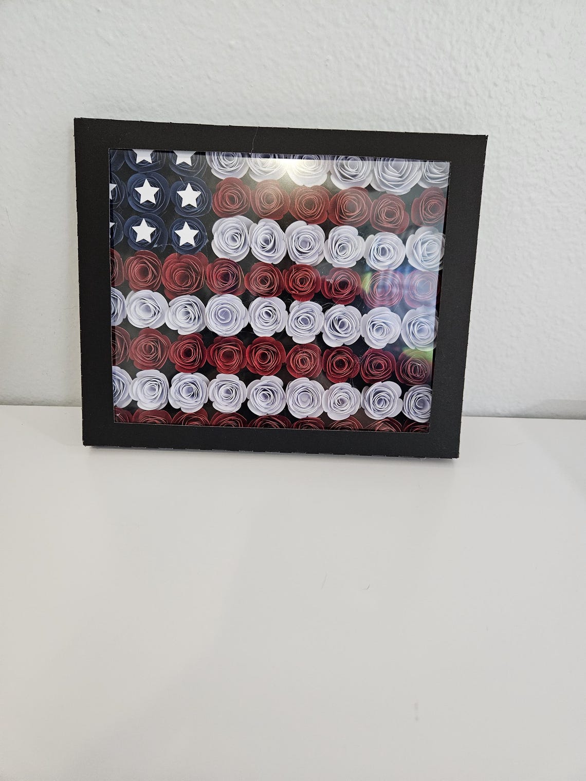 US Flag Shadow Box - Etsy
