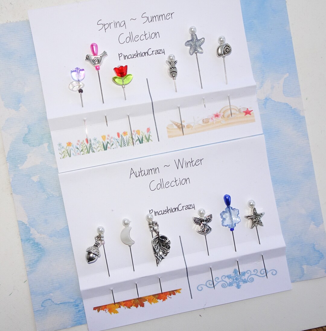 Counting Pins Spring Summer Collection Autumn Winter Collection Fancy ...