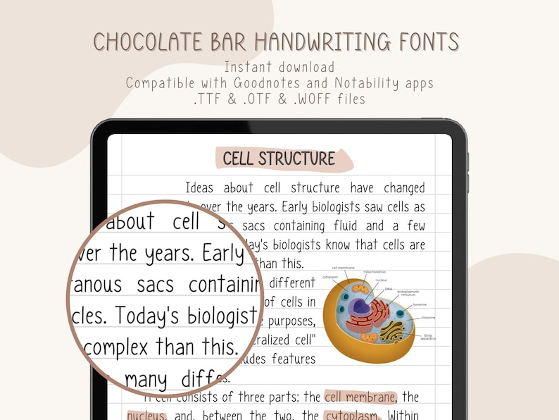 Chocolate Bar Font -handwritten Font, Handwriting Font, Cute Font ...