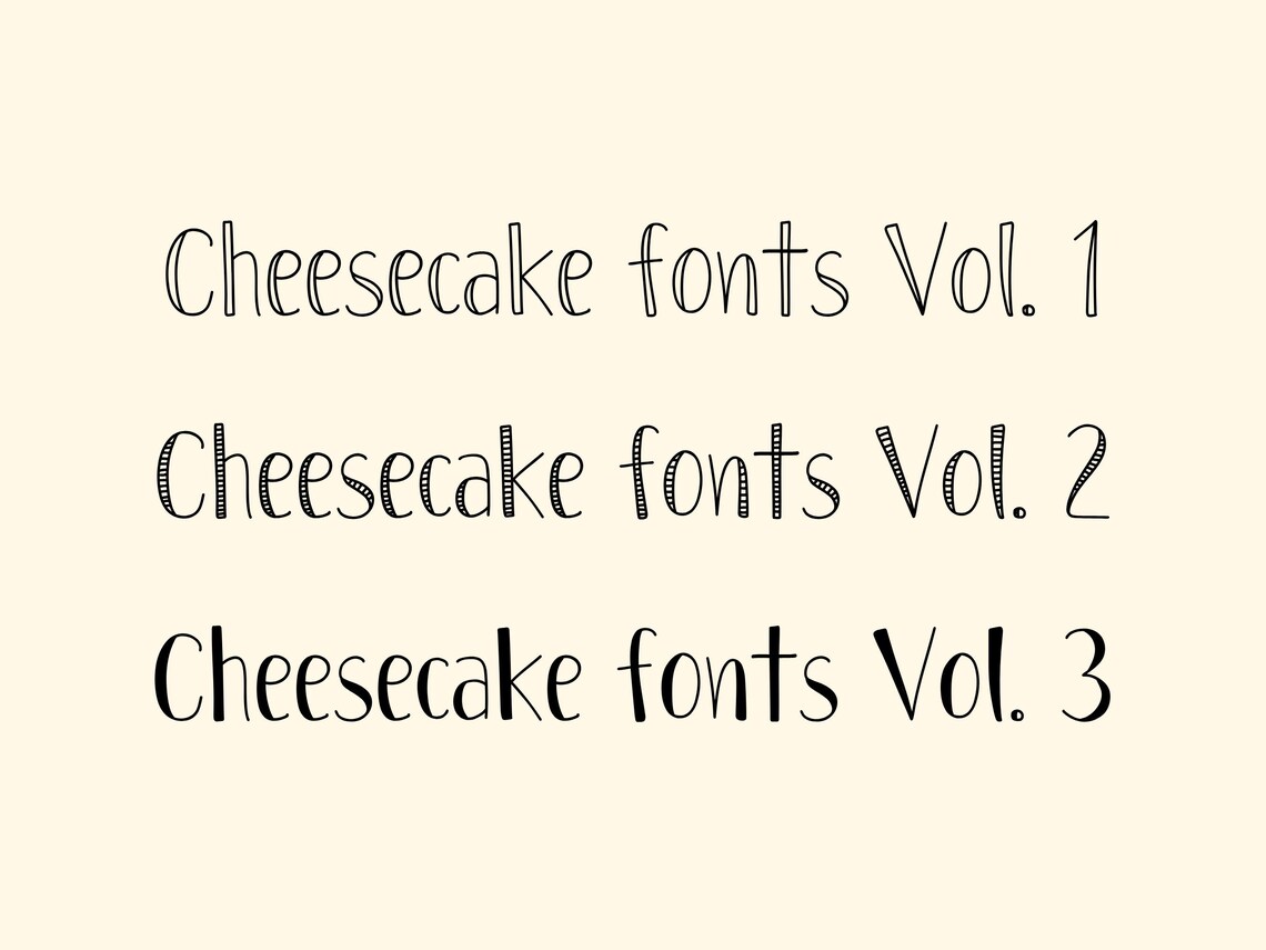 Cheesecake Font - Handwriting Font, Handwritten Font, Cricut Font, Fun ...