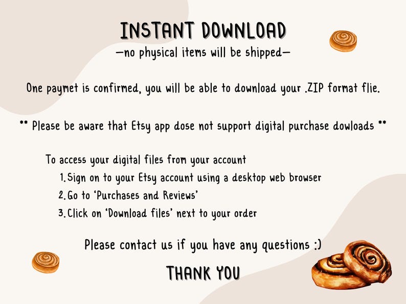 Cinnamon Roll Font-handwritten Font, Handwriting Font, Cute Font ...