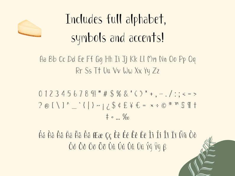 Cheesecake Font - Handwriting Font, Handwritten Font, Cricut Font, Fun ...