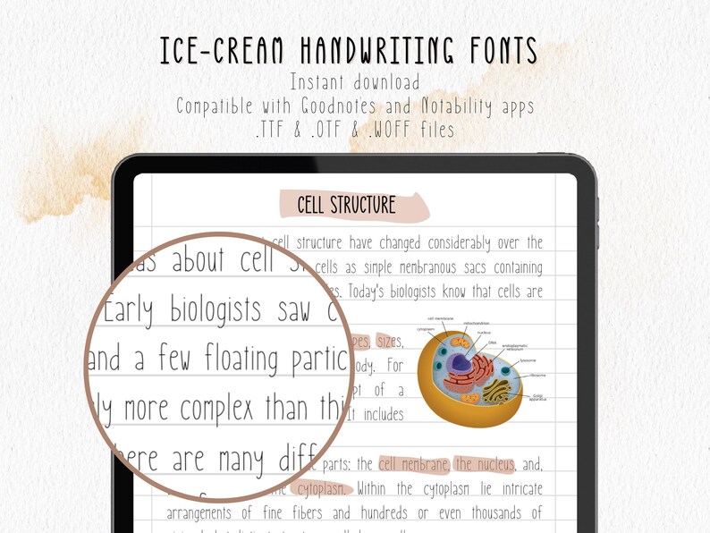 Ice Cream Font, Neat Font, Neat Handwriting Font, Handwritten Font ...