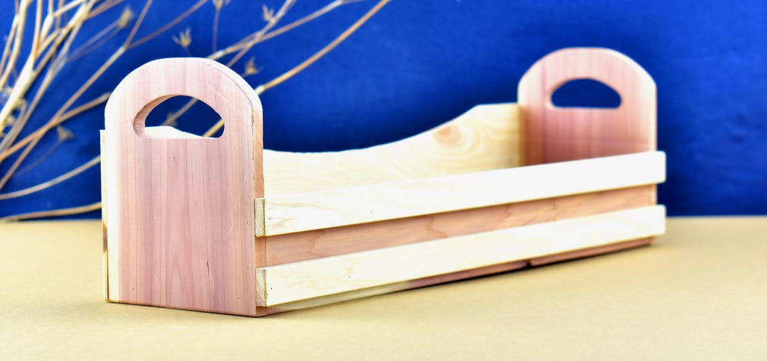 Cedar Wood Tote - Planter Caddy - Etsy