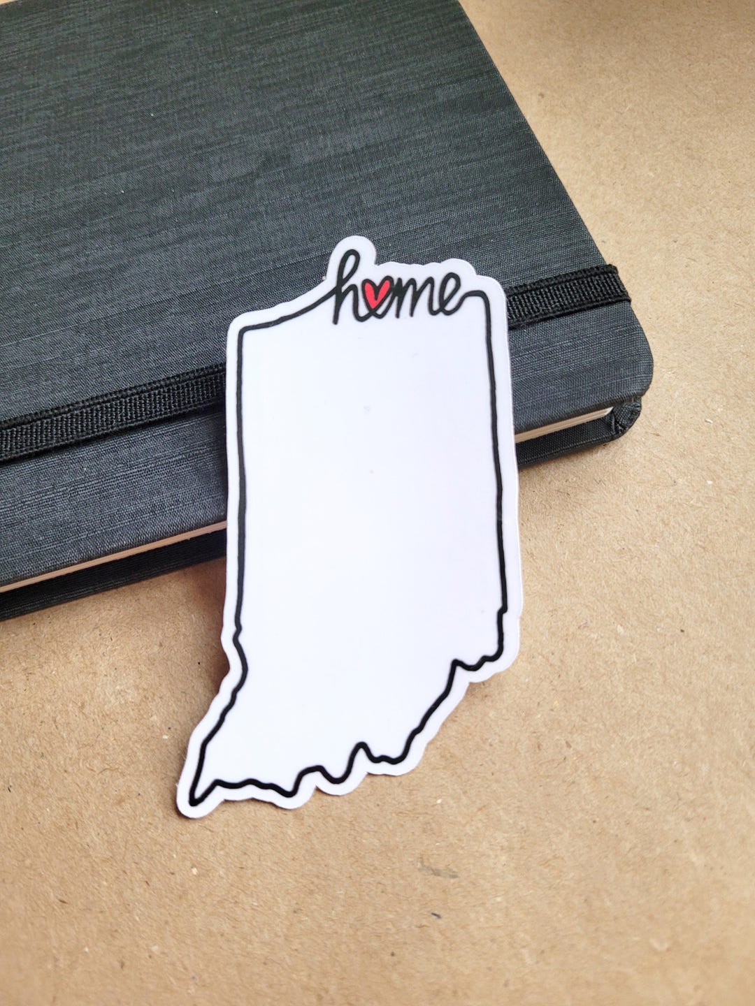 Indiana Love Sticker, Indiana Map Sticker, Midwest Sticker, Indiana ...