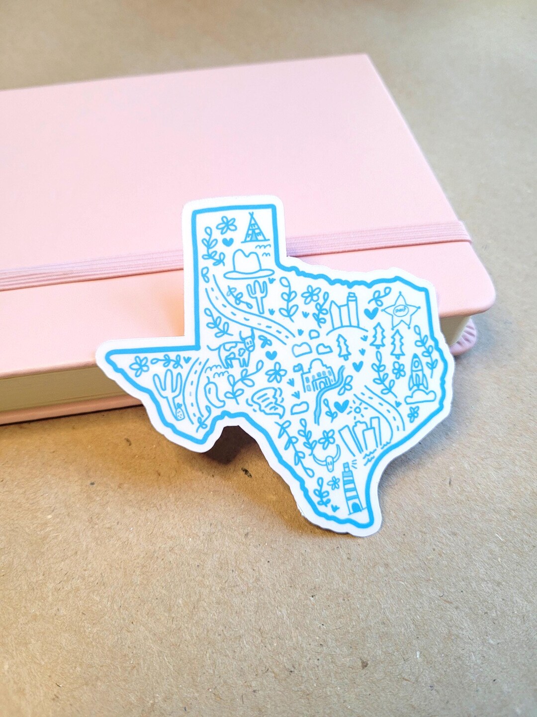 Texas Sticker, Texas Map Sticker, Lone Star Sticker, Texas Gift, State ...