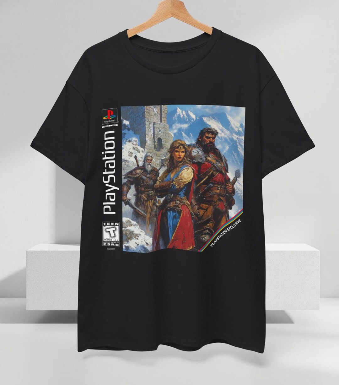 PS1 Aesthetic Tee, Retro Gaming T-shirt, Old School Gamer Top, RPG ...