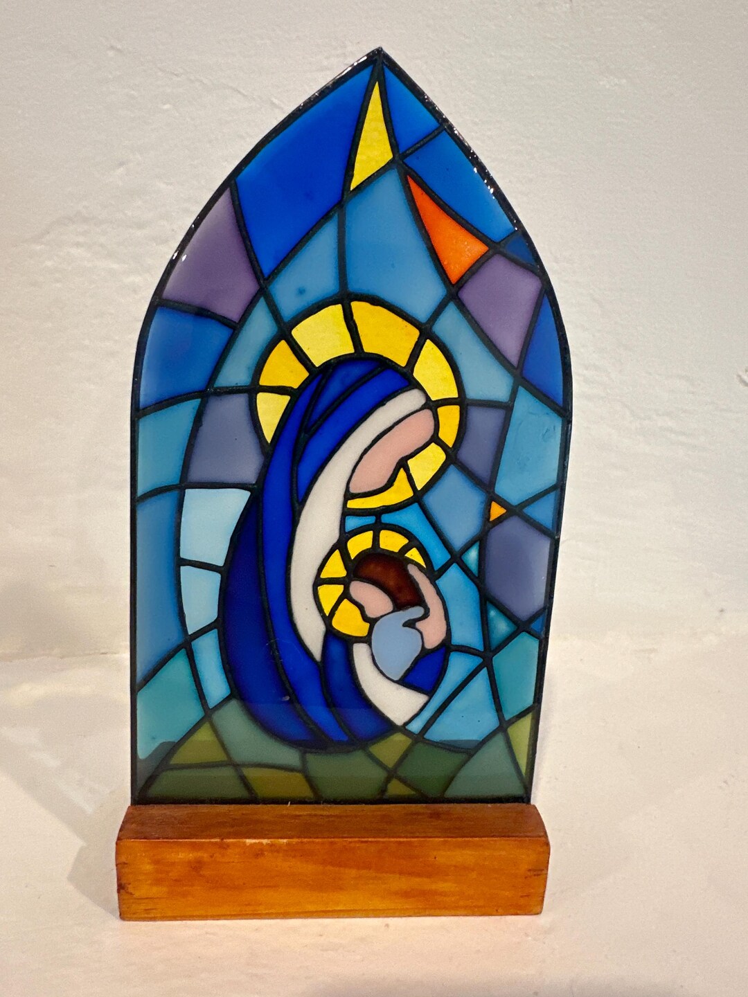 First Communion. Baptism. Christmas. Custom Handmade Stained Glass ...