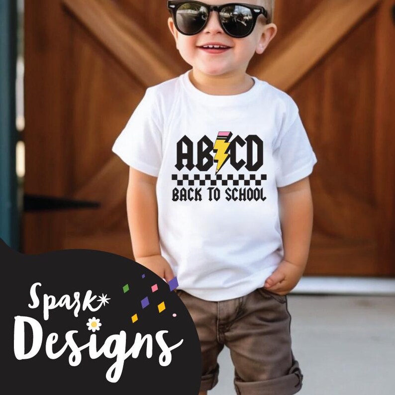 ABCD Back to School Png / Svg, Retro ABCD Teacher Png, Back to School ...