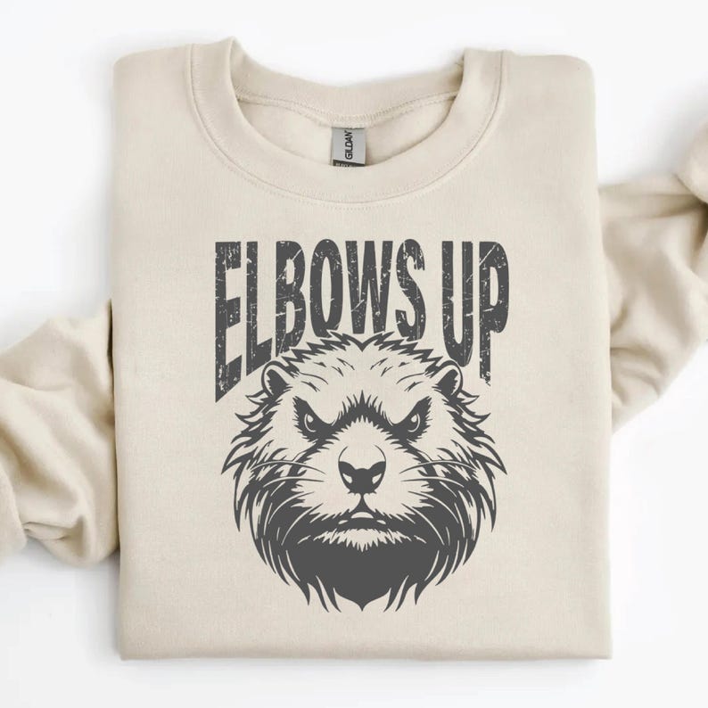 Elbows up Canada Beaver SVG PNG: Proud Canadian Design (digital ...