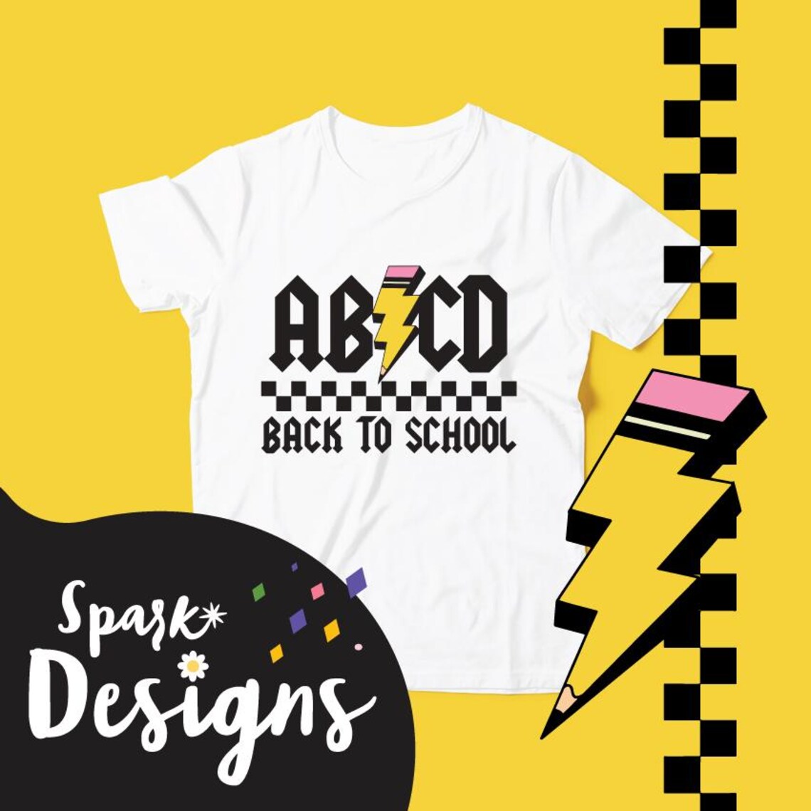 ABCD Back to School Png / Svg, Retro ABCD Teacher Png, Back to School ...