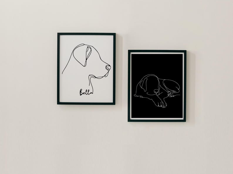 Turkish Kangal Dog SVG & PNG Bundle – 7 Kangal Dog Minimalist Hand ...