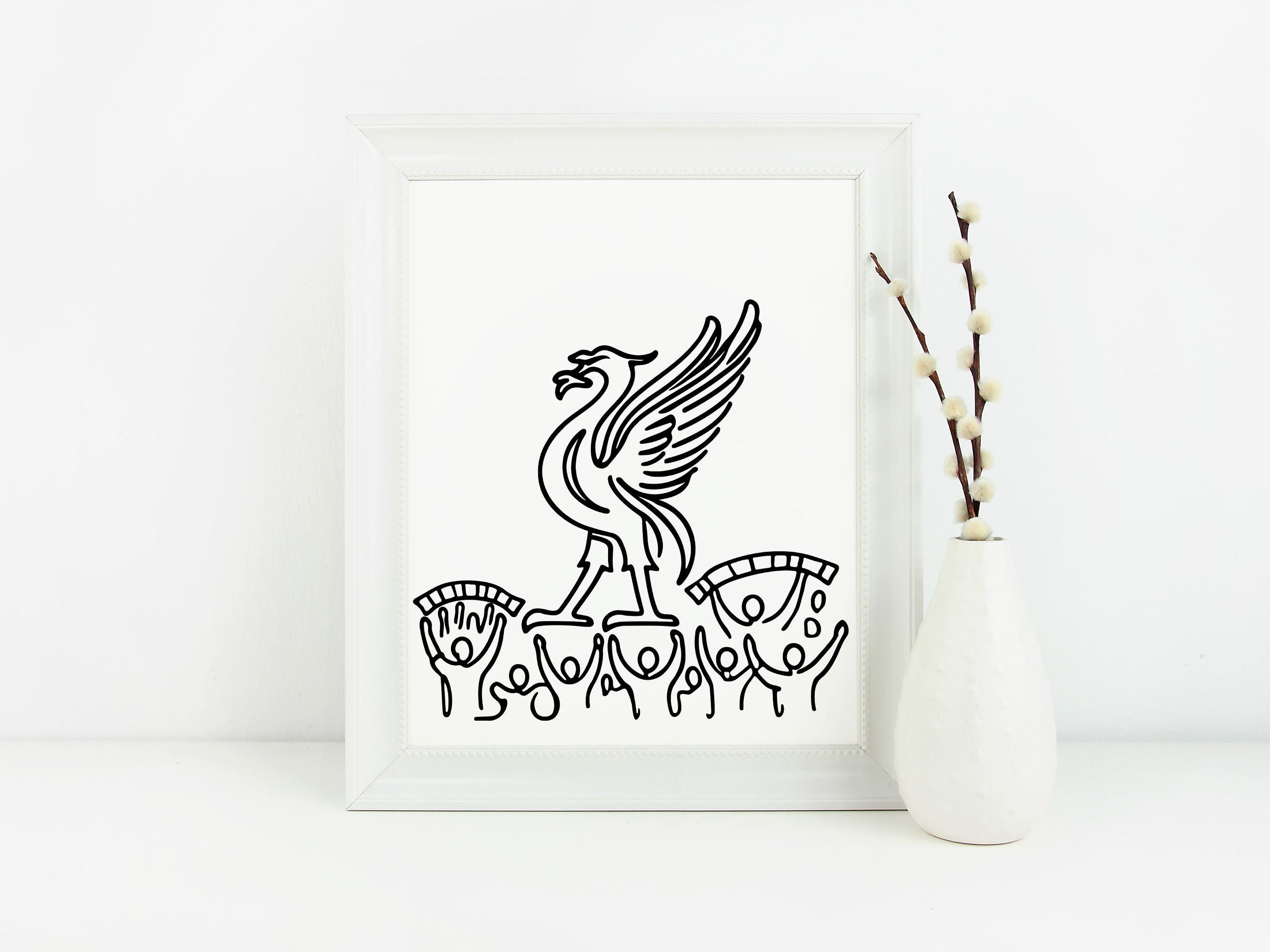 Liverpool Logo SVG & PNG Bundle – 7 Minimalist Liverpool Inspired Fan ...
