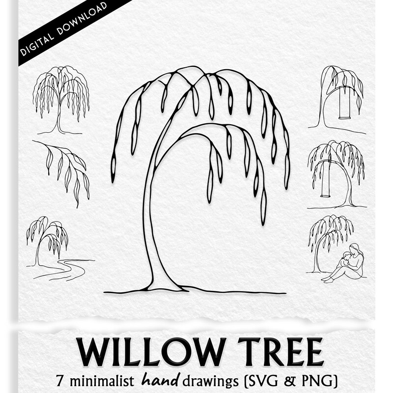 Willow Tree Svg - Etsy