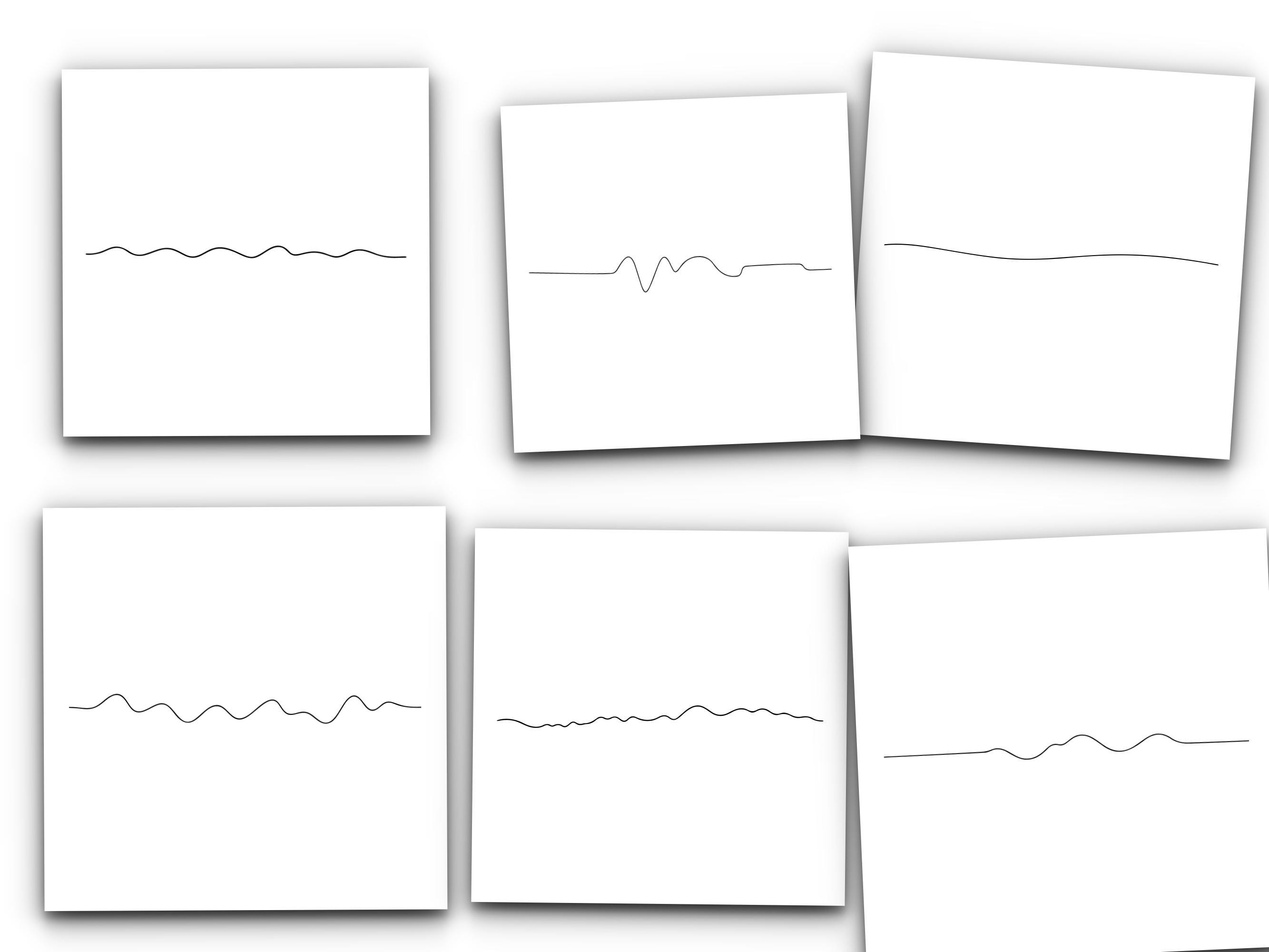 Hand-drawn Lines and Dividers SVG & PNG Bundle – 30 Thin Irregular Wavy ...