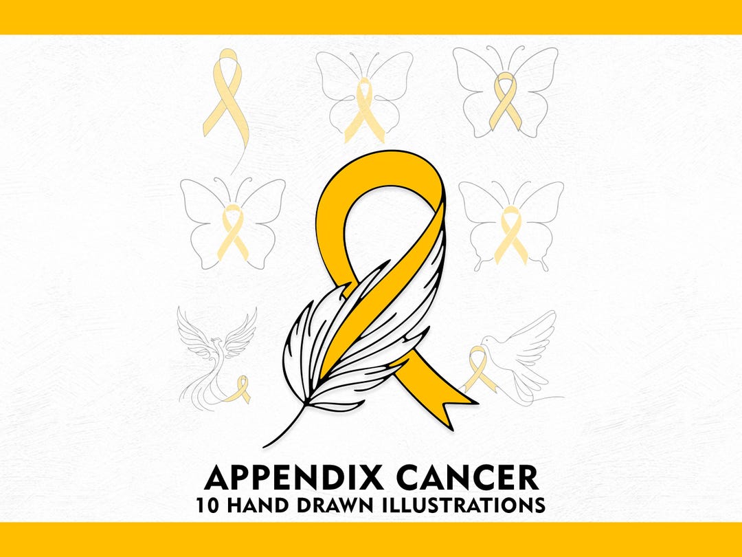 Appendix Cancer Awareness PNG & SVG Bundle: Appendix Cancer Survivor ...