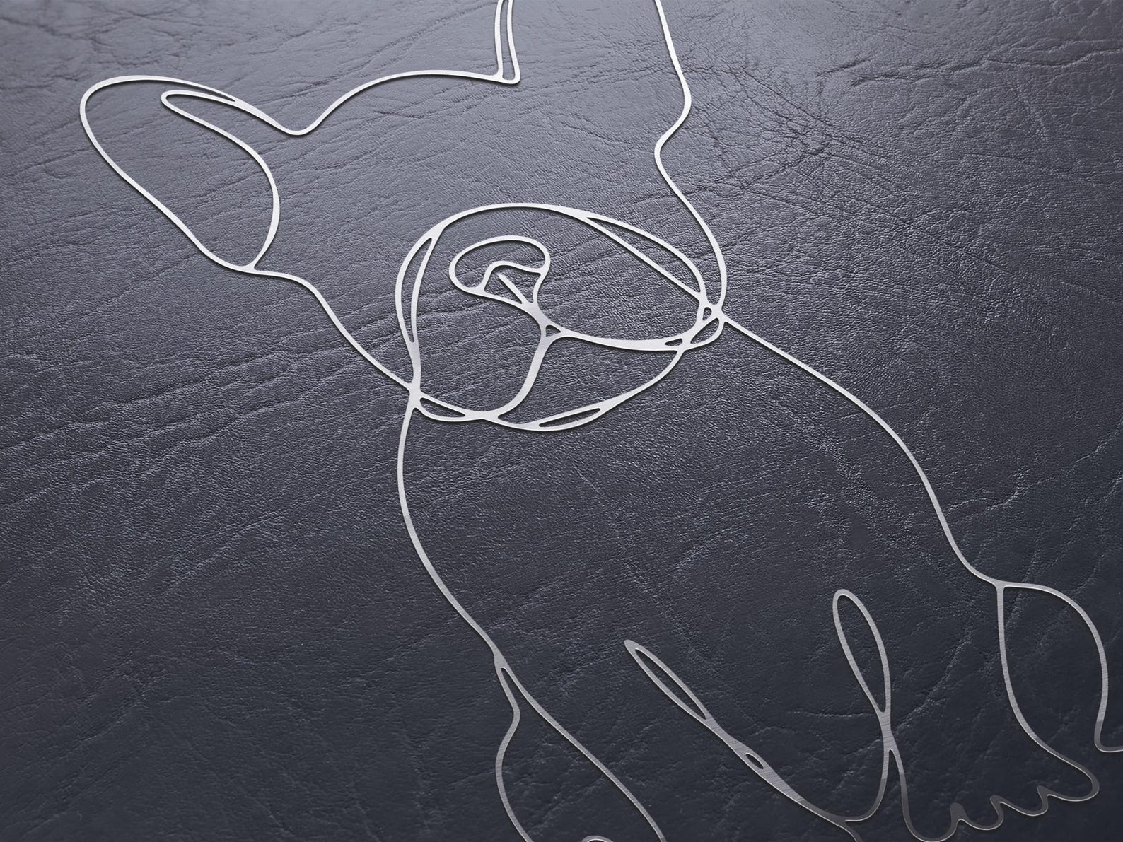 Faceless French Bulldogs Dogs SVG & PNG Bundle – 7 Minimalist French ...