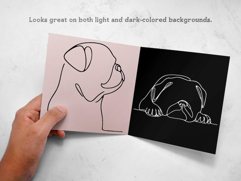 Chug Dogs SVG & PNG Bundle – 7 Minimalist Outline Hand-drawn Designs ...