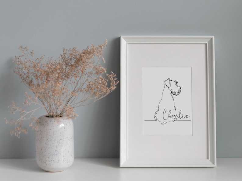 Miniature Schnauzer Sitting View From Behind - Schnauzer PNG & SVG ...