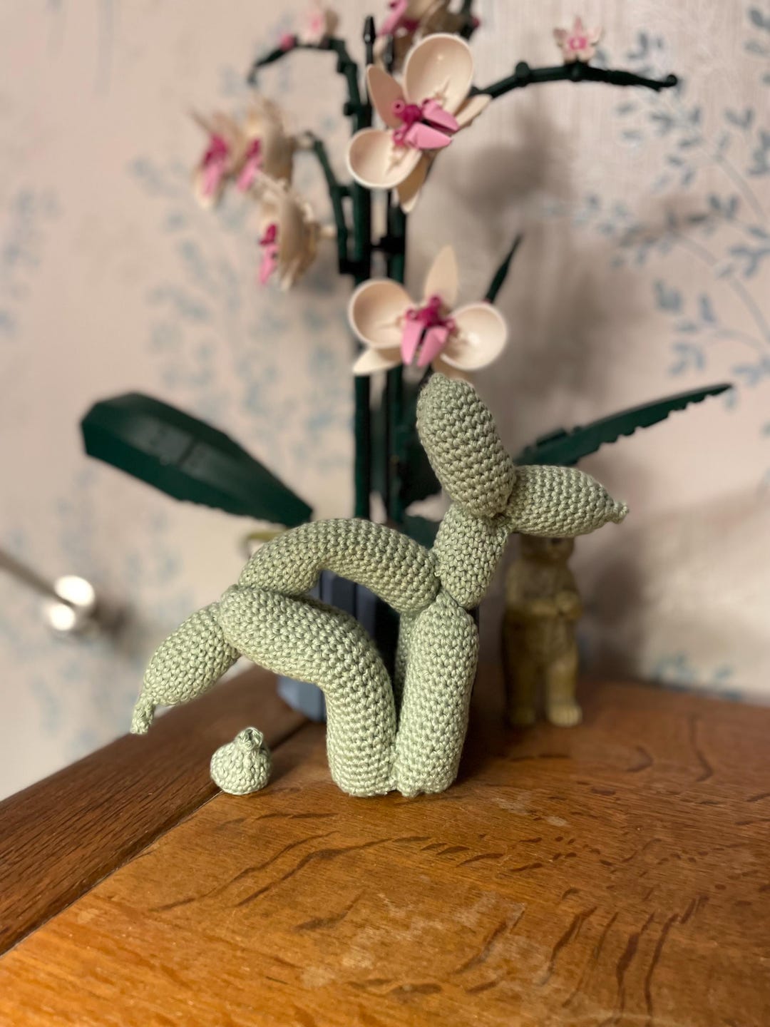Crochet Pooping Balloon Dog, Crochet Decor, Dopamine Decor, Crochet Dog ...