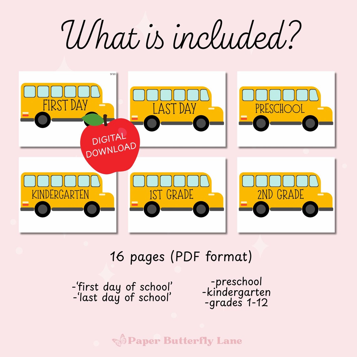 Unique First Day of School Pennant Flag Printable Back to School Flag ...