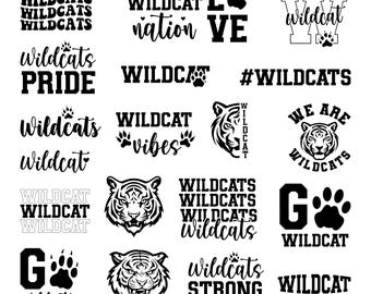Wildcats SVG, Wildcats Svg Bundle, Wildcats Baseball, Wildcats Football ...