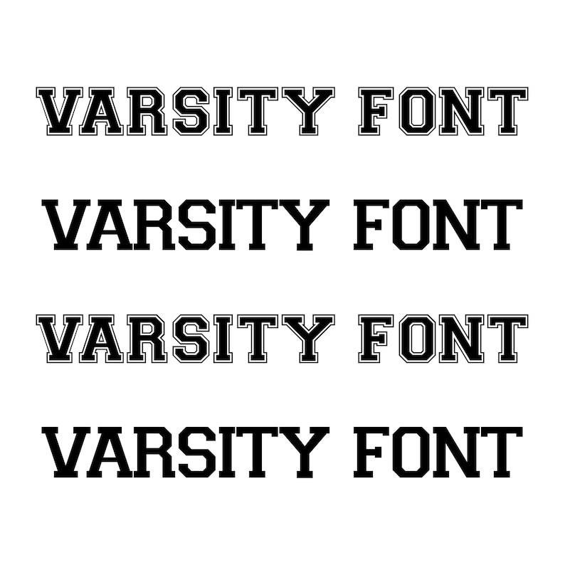 Varsity Font SVG, Jersey Font Svg, Sports SVG Alphabet, Varsity Letters ...