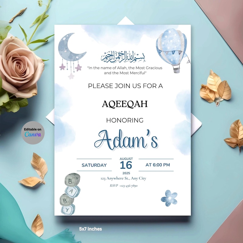 Islamic Baby Announcement - Etsy