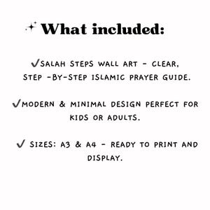 Kids Salah Guide – Step-by‑step Salah Poster | Muslim Prayer Guide PDF ...
