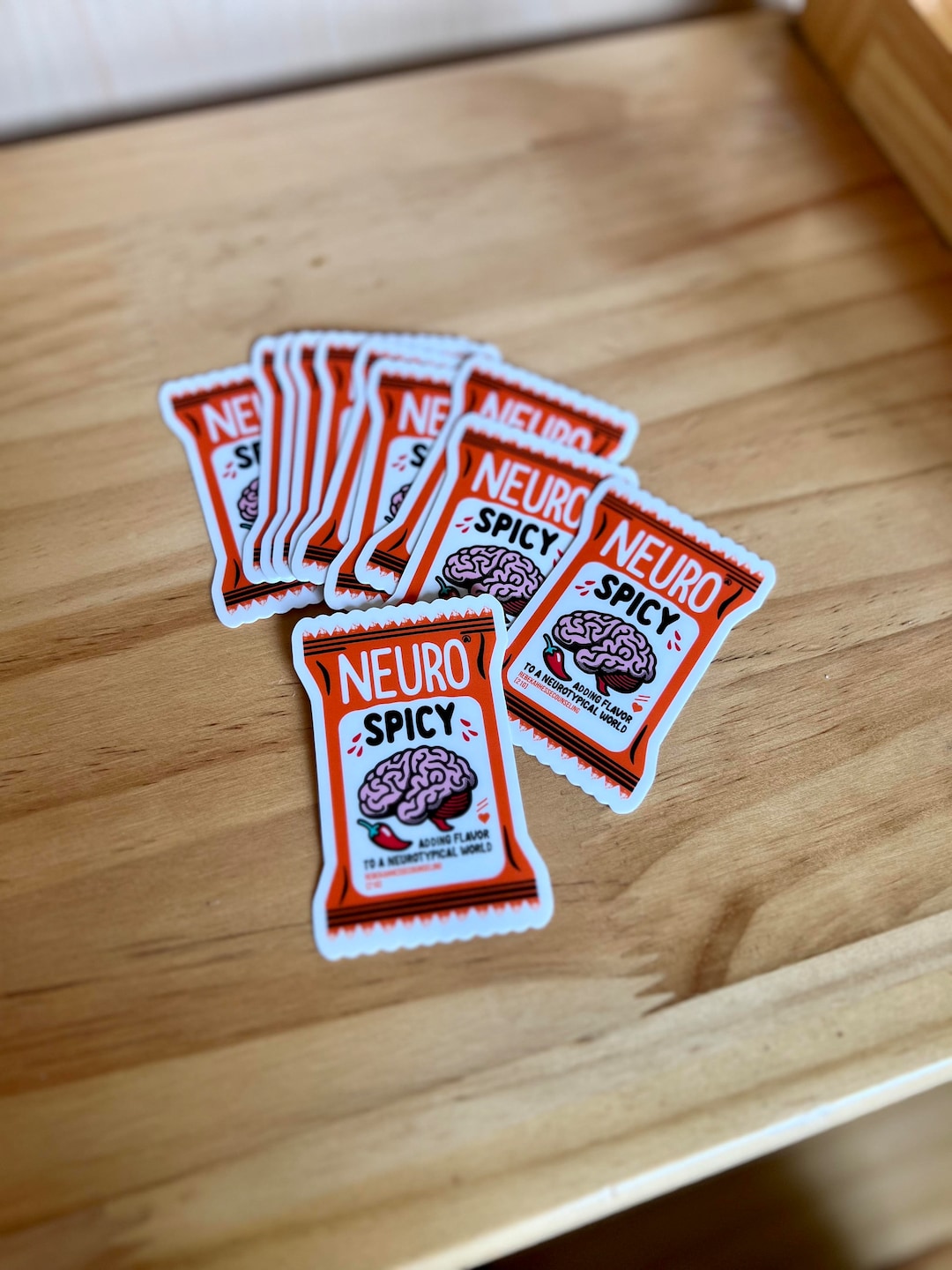 Neuro Spicy Sticker, Neuro Divergent, ADHD, Mental Health Awareness ...
