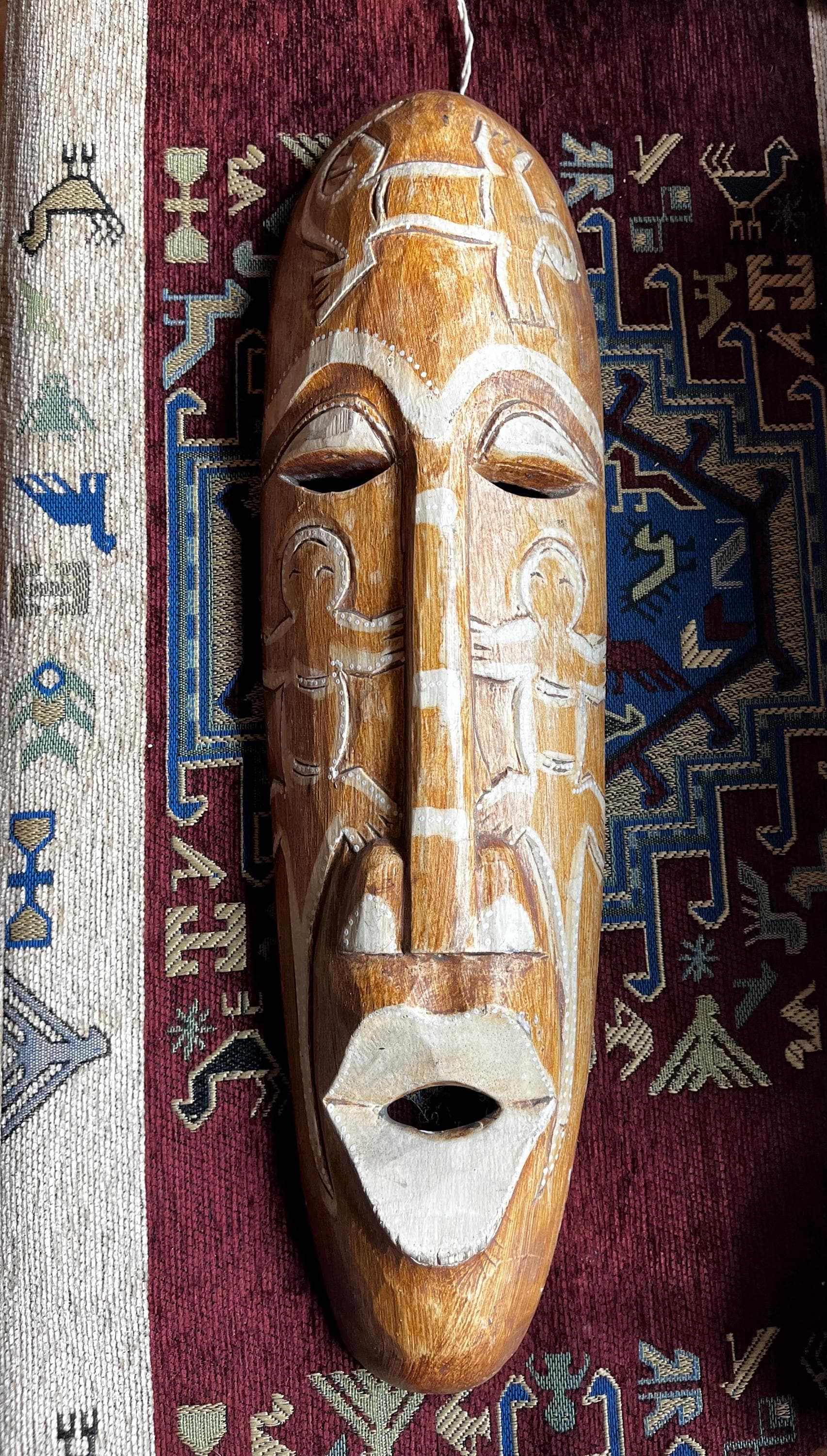 African Style Mask Wall Art Tiki Mask - Etsy